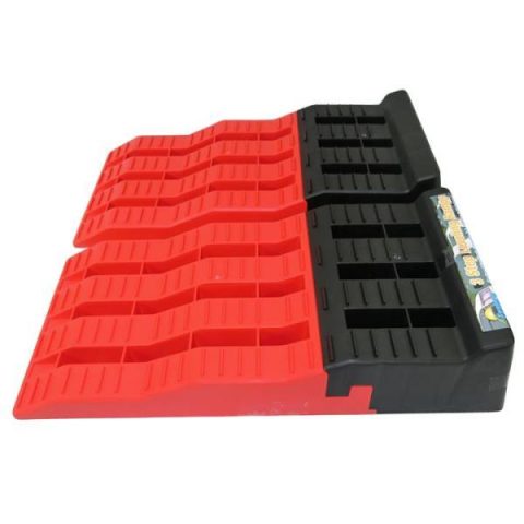Levelling Ramp Chocks Pair 2 Piece 3 Step Tandem Axle … - Fastiko.au