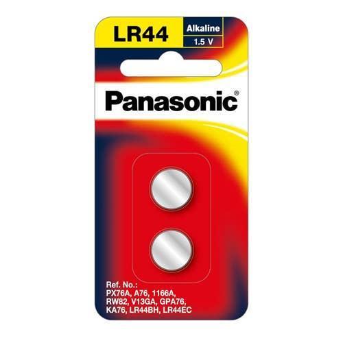 Panasonic LR44 Button Cell Alkaline Battery 2Pk - Fastiko.au